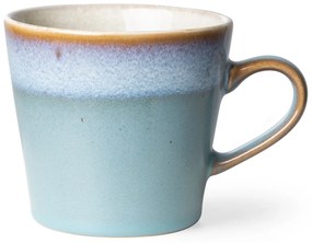 HK living Keramický hrnek na cappuccino 70's Dusk 300ml, modrá barva, keramika