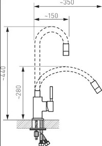 Ferro Dřezy - sada granitový dřez + flexi baterie Ferro Zumba BZA4B, 1-komorový 780x480 mm, šedá, DRGM48/78GA-SET1-PL