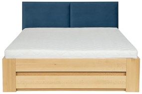 Casarredo - Komfort nábytek Postel GRAUS 180x200 s čalouněným čelem a úložným prostorem, výběr barev | Vyberte si vzor čela z obrázku:: ZG001,barva: buk-moření-grey,potah: venus-velvet-2930