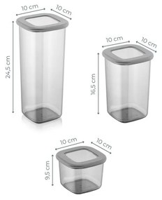 Dózy na potraviny v sadě 3 ks – Hermia