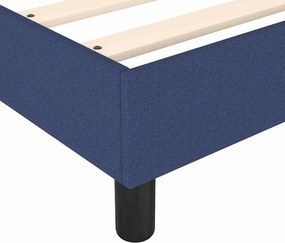 Rám postele s boxspringem modrý 200 x 200 cm textil 3120892