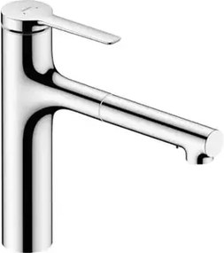 Hansgrohe - Dřezová baterie 160, s výsuvnou sprškou, chrom
