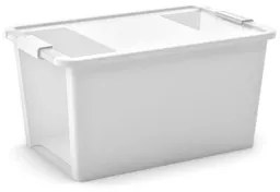 Bi box L 40 litrů kombinace průhledná/bílá barva