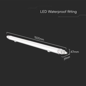 LED Technické zářivkové svítidlo LED/48W/230V 4000K IP65 150 cm