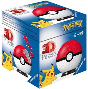 Puzzle ravensburger 3d puzzle 112562 puzzle-ball pokémon 54 dílků
