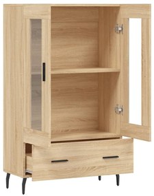 Skříň highboard dub sonoma 69,5 x 31 x 115 cm kompozitní dřevo