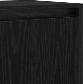 Konzole 2 ks Černý dub 70 x 41 x 75 cm Kompozitní dřevo 3393514