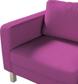 Potah na pohovku IKEA  Karlstad 2-místná, nerozkládací, krátký barva růžová látka pletený vzor