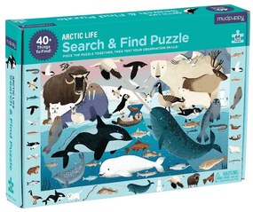Mudpuppy Puzzle skládej a hledej Život v Arktidě 64 dílů