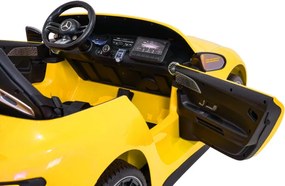 Elektrické autíčko Mercedes Benz GT63 AMG žluté