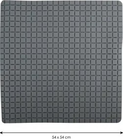 MSV QUADRO Premium protiskluzová podložka do sprchy šedá / SBS kaučuk