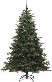 Umělý vánoční stromeček Zelená 210 cm PVC, kov a plast 3395560