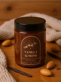 Sinsay - Vonná svíčka Vanilla & Almond - hnědá