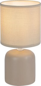 Rabalux Béžová stolní lampa Daphni pro žárovku E14 74053