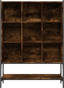 Knihovna kouřový dub 102 x 30 x 141,5 cm kompozitní dřevo 3214331
