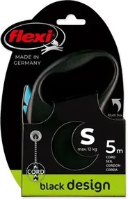 Flexi Black Design S lanko 5m černo-modré / Vodítko