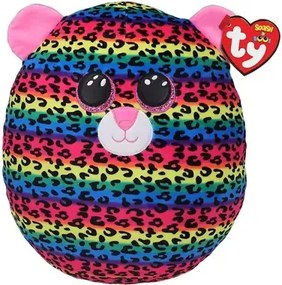 TY Squishy Dotty leopard vícebarevný / 22 cm