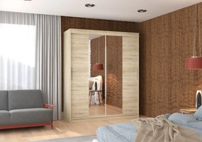 Posuvná skříň s zrcadlem DALLAS 180