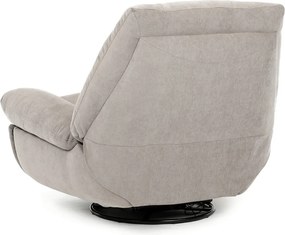 Elektrické polohovací TV křeslo RELAXME - béžová látka