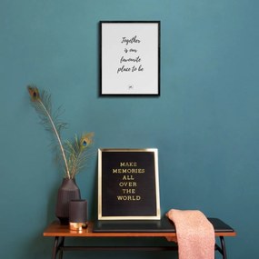 PRESENT TIME Černý rámeček Ritzy MDF