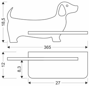 Dětská lampička DOG LED Candellux