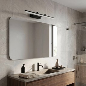 Toolight Rea, Koupelnové nástěnné LED svítidlo APP1879-1W 60cm BLACK, OSW-66034