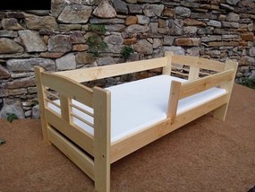 Via-nábytek Dětská postel Magda - II jakost 80 x 160 Povrchová úprava postele: Moření odstín dub