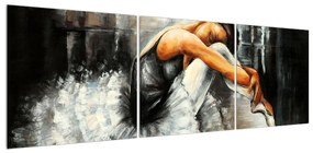 Obraz nešťastné baletky (150x50 cm)
