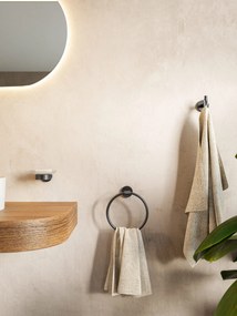 BISK Erga Skala, nástěnný toaletní WC kartáč, grafitový, ERG-08400