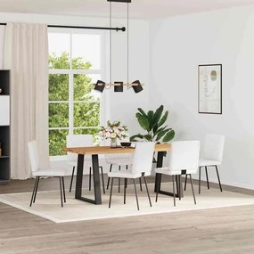 vidaXL Jídelní židle 6 ks umělé kůže [3315489] Barva: Černá
