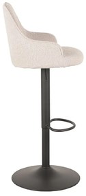 LABEL51 barová židle FENDER krémové bouclé CM-55.020