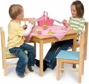 Bigjigs Toys Dětský dřevěný hrací stůl