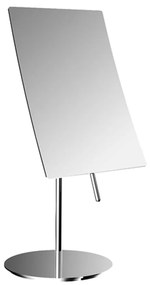 Emco Cosmetic mirrors Pure - Stojící čtvercové holící a kosmetické zrcadlo, 132 x 148 mm, 3 násobné zvětšování, chrom 109400113