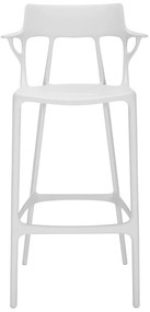 Kartell designové barové židle A.I Stool Recycled (75 cm)