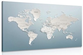 Obraz mapa světa v originálním provedení Varianta: 120x80