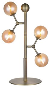 Stolní lampa Atom - jantarová