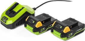 Aku sekačka Fieldmann FZR 70335-A, 2x 2Ah 20V akumulátor + nabíječka