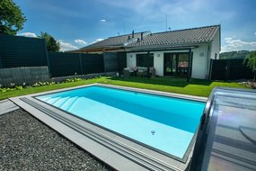 Skimmerový bazén QBIG BENEFIT 3,5 x 7 x 1,5 m - Bílý