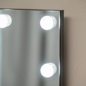 BRILAGI - LED Stmívatelné make-up zrcadlo HOLLYWOOD LED/15W/230V 60x50 cm černá