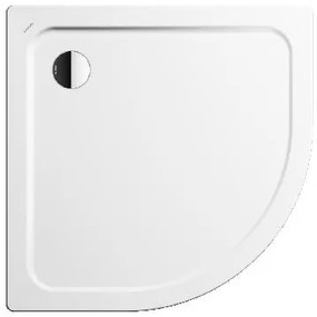 Kaldewei Ambiente - Čtvrtkruhová sprchová vanička Arrondo 881-1, 1000x1000 mm, bez polystyrénového nosiče, bílá 460500010001