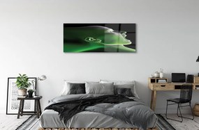 akrylový obraz V čele muž zelenou 120x60 cm