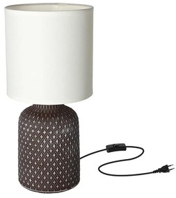 Stolní lampa INER 1xE14/40W/230V hnědá