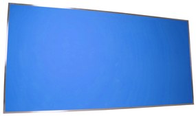 VYLEN Pěnová nástěnka s hliníkovým rámem 200 x 100 cm Barva: 50 Modrá