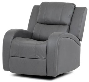 Polohovací křeslo, šedá, látka vintage, TV-4089 GREY Barva: šedá