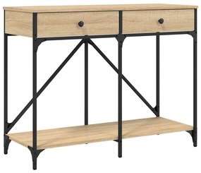 vidaXL Konzolový stolek dub sonoma 100 x 39 x 78,5 cm kompozitní dřevo