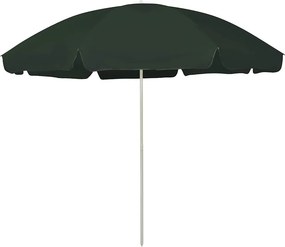 Plážový slunečník zelený 300 cm 314709