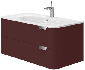 Kingsbath Velluto Claret 100 koupelnová skříňka s umyvadlem