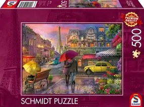 SCHMIDT Puzzle Kouzlo deště v Paříži / 500 dílků / od 10 let