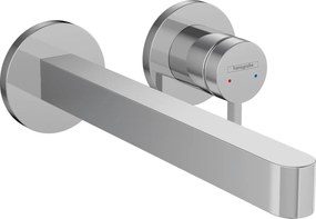 Hansgrohe Finoris - Páková umyvadlová baterie pod omítku s ramenem 228 mm, chrom 76050000