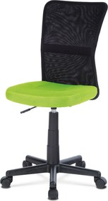Autronic Dětská židle KA-2325 GRN, zelená mesh, síťovina černá/černý plast